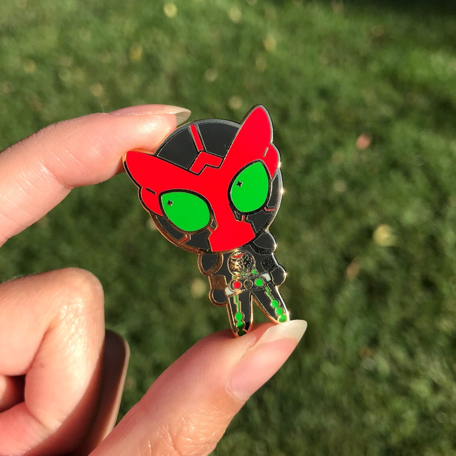 Kamen Rider OOO 1.5 Enamel Pin - Etsy