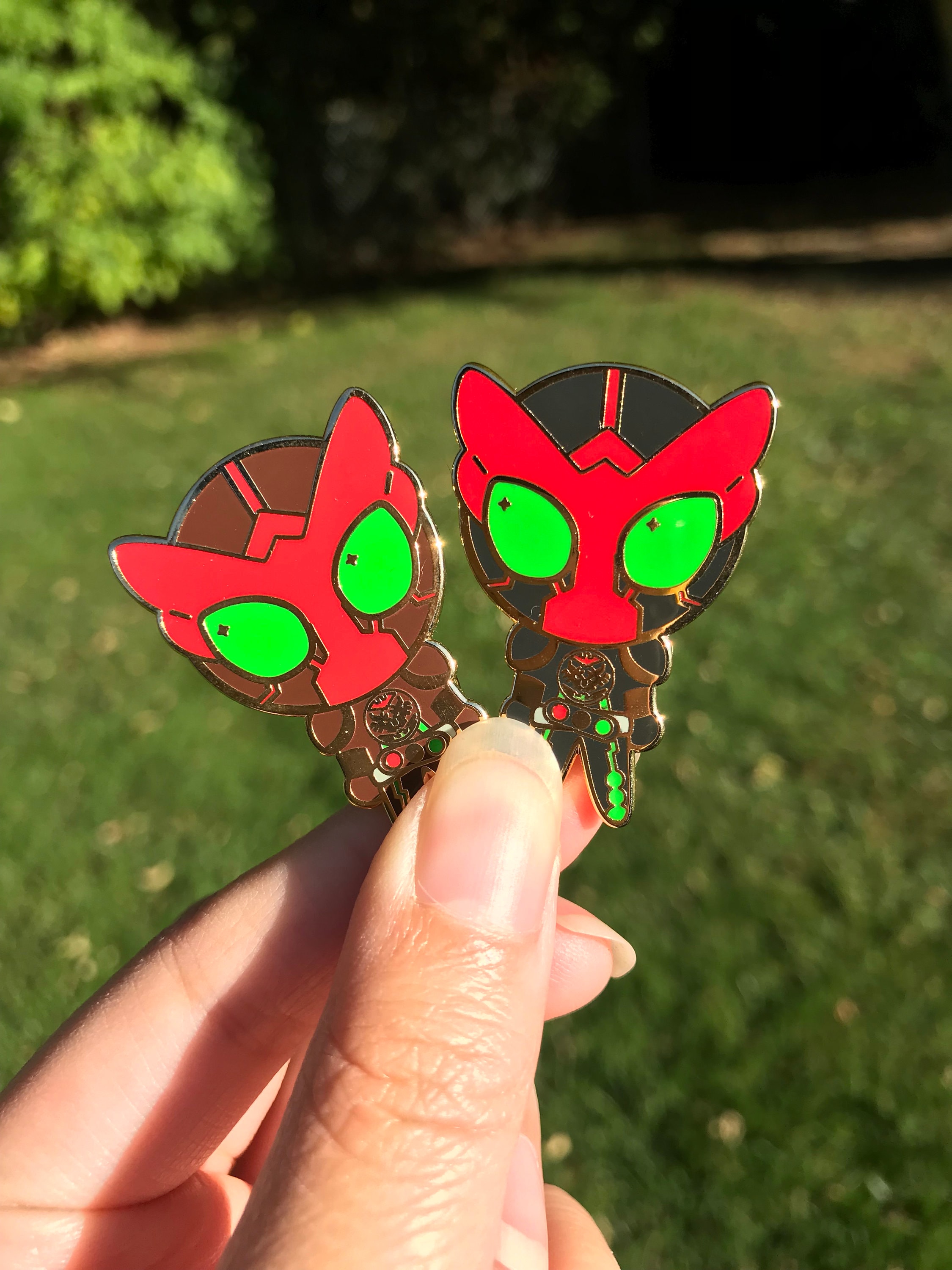 Kamen Rider OOO 1.5 Enamel Pin - Etsy