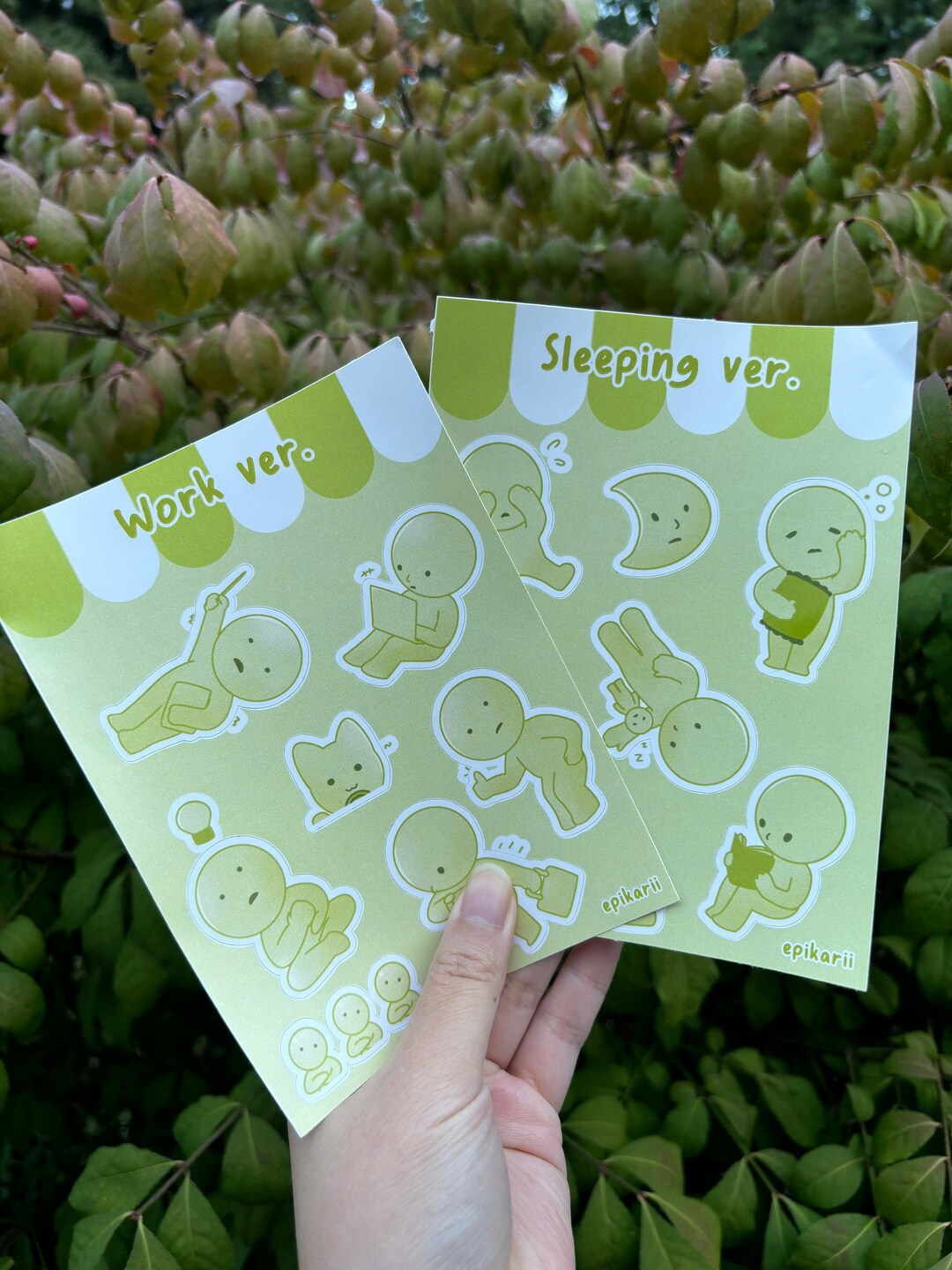 Smiski Vinyl Sticker Sheets | Water Resistant - Etsy