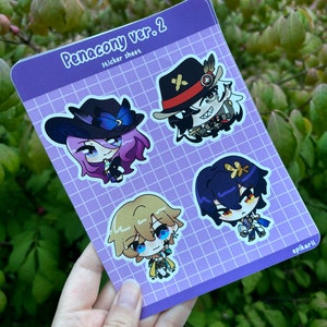 Honkai Star Rail Sticker Sheets (wubbaboo, Jade, Ratio, Aventurine ...