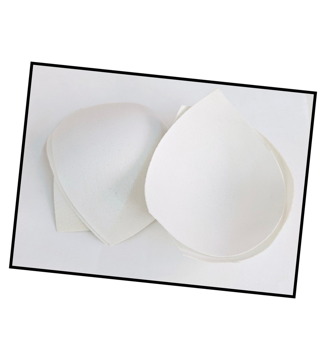 5pairs White Very Thin Bra Cups for Sewing - Etsy