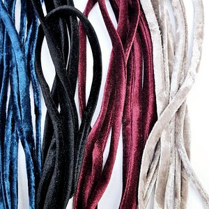 10-20YARDS Stretch Velvet Fabric Cord/hollow Velvet Cord - Etsy