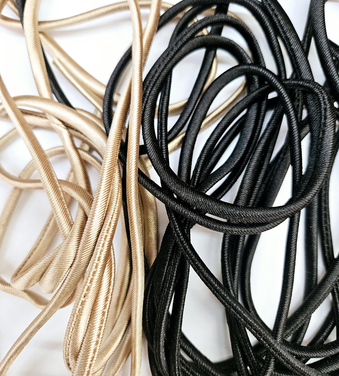 5-20yards Shiny Polyester Spandex Fabric Hollow Cord - Etsy