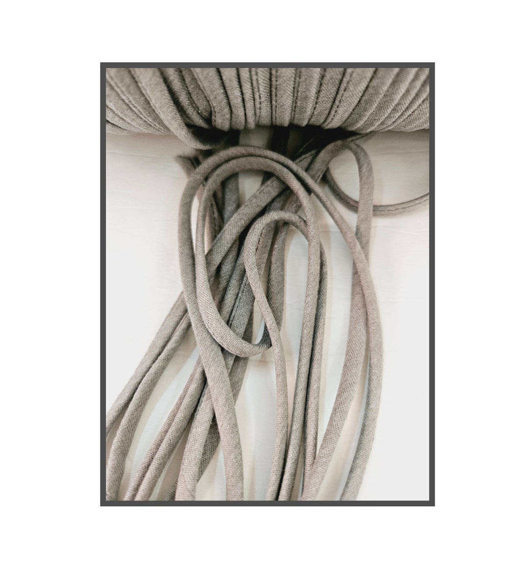 5-20 Yards Grey Spaghetti Cord - Etsy