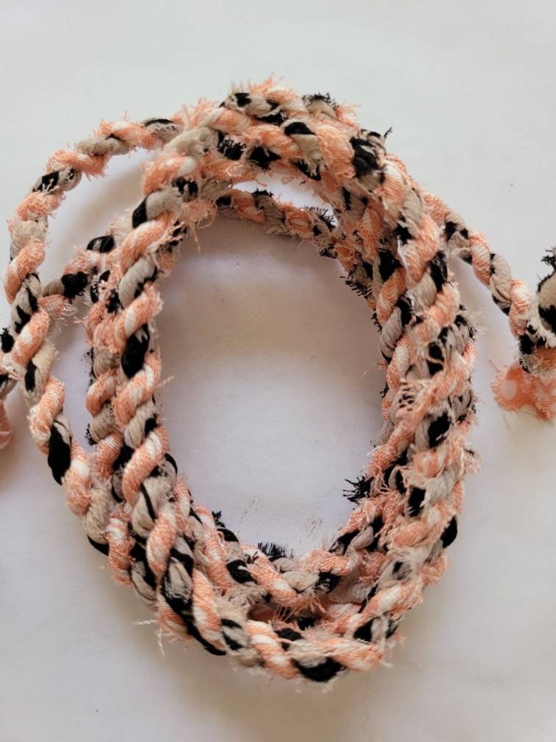 40inch handmade twisted fabric strap | Etsy