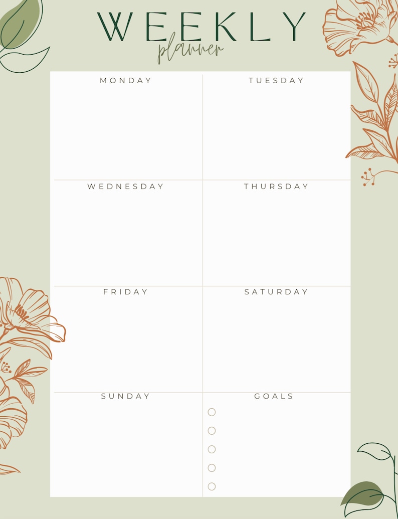 Vision Board Planner, Digital Vision Board, Self Focus, Vision Board ...