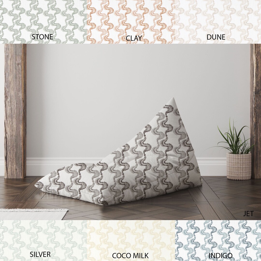 Triangle Bean Bag Chair COVER, Large Bean Bag Chair, Small Bean Bag ...