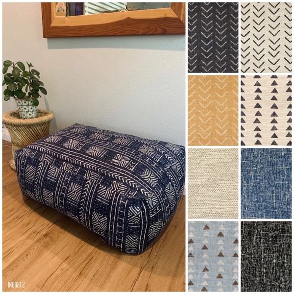 Boho Ottoman Pouf - Etsy