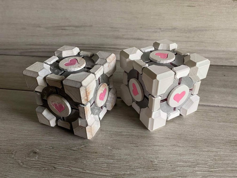 Aperture Science Weighted Companion Cube: Portal 2 | Etsy