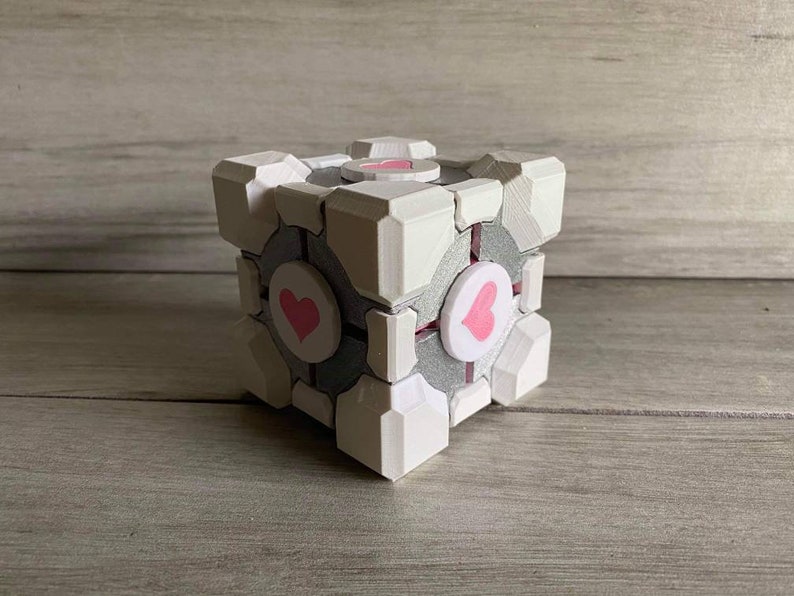 Aperture Science Weighted Companion Cube: Portal 2 | Etsy