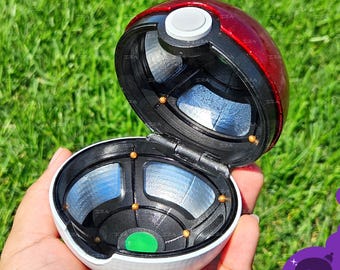 Realistic Pokeball Masterball Replica With LED | Gift for Him | Geek ...