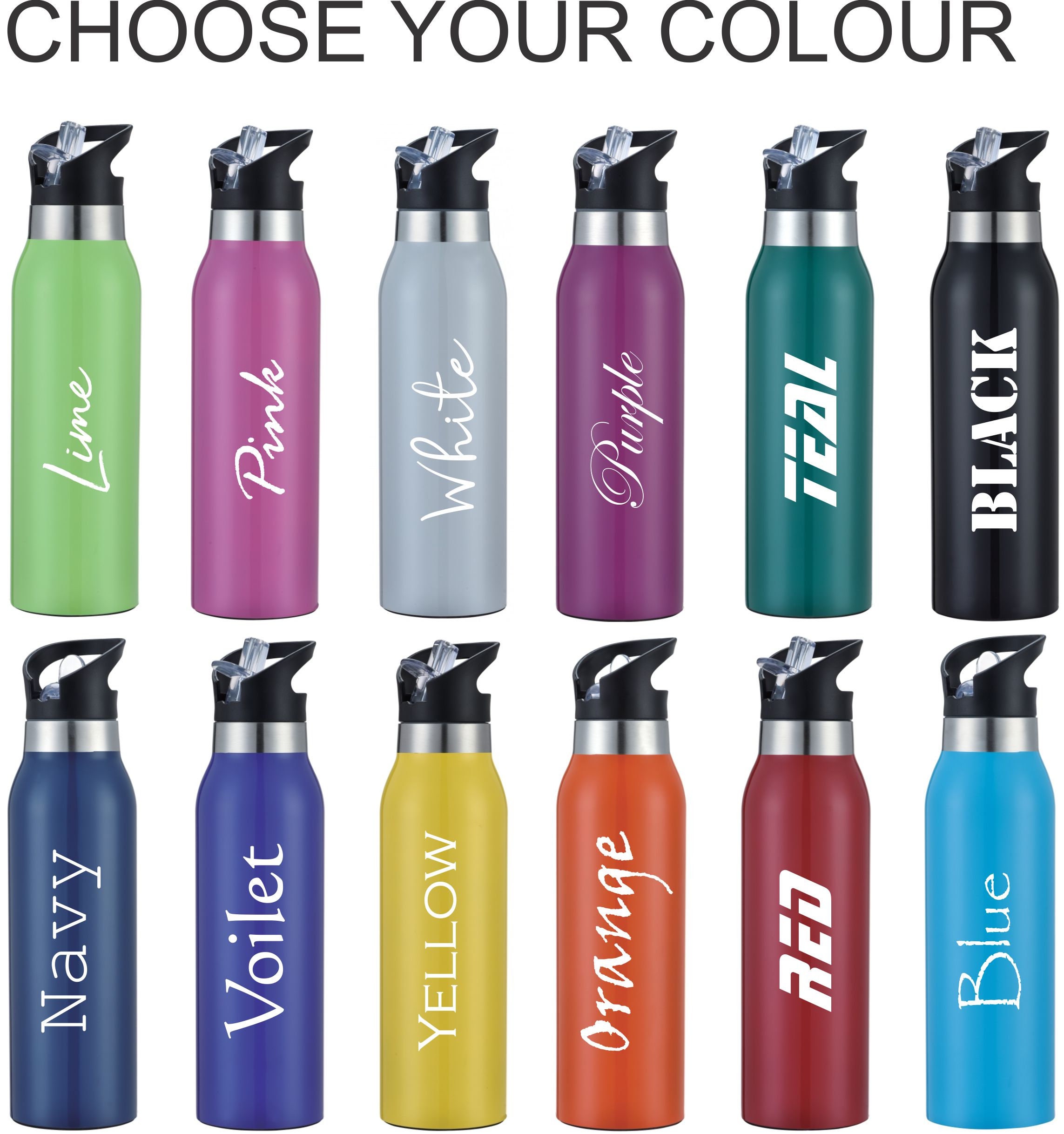 Personalised Drink Bottle Custom Drink Bottle Laser Engraved - Etsy ...