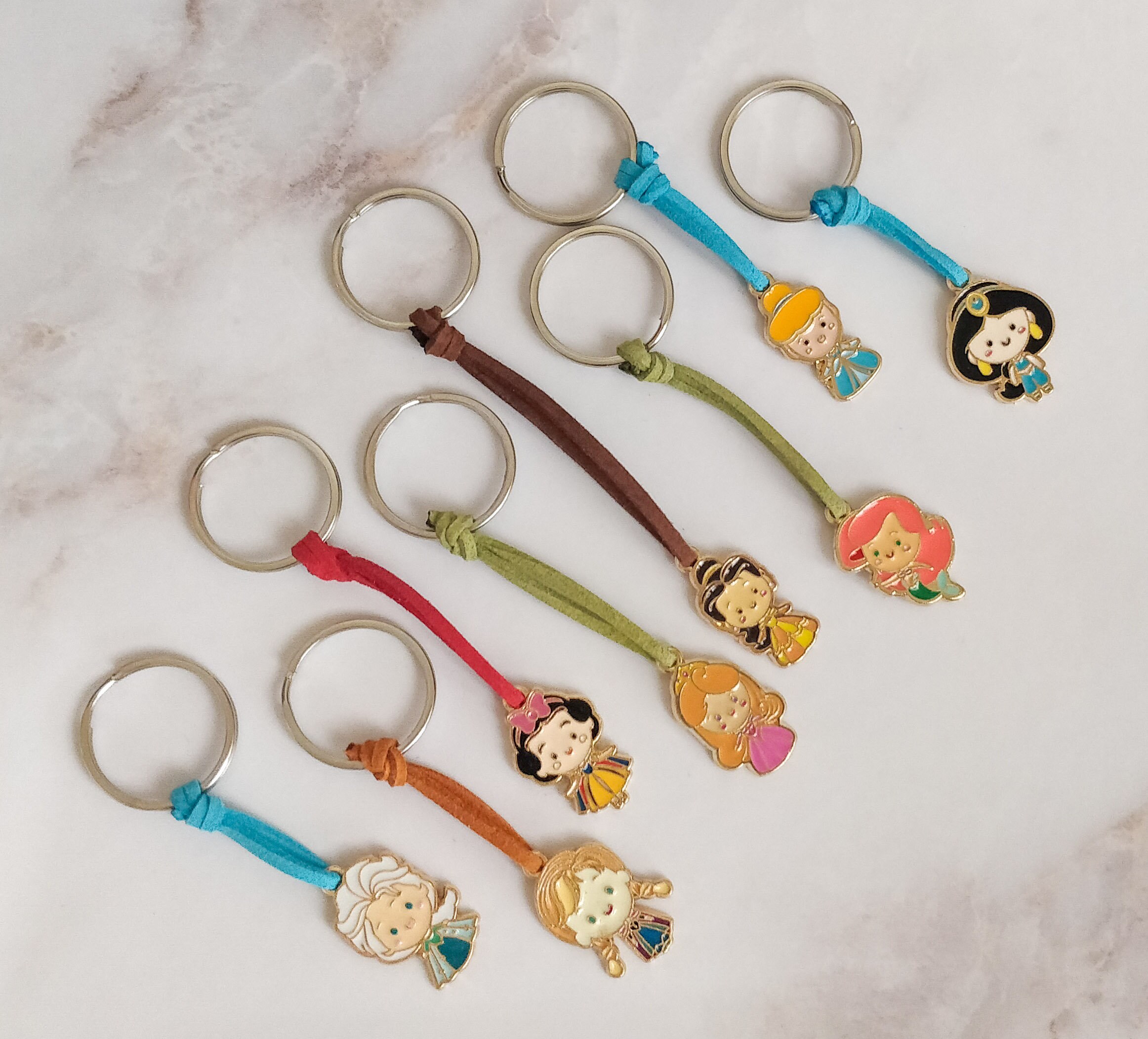 Disney Princess Keyrings - Etsy