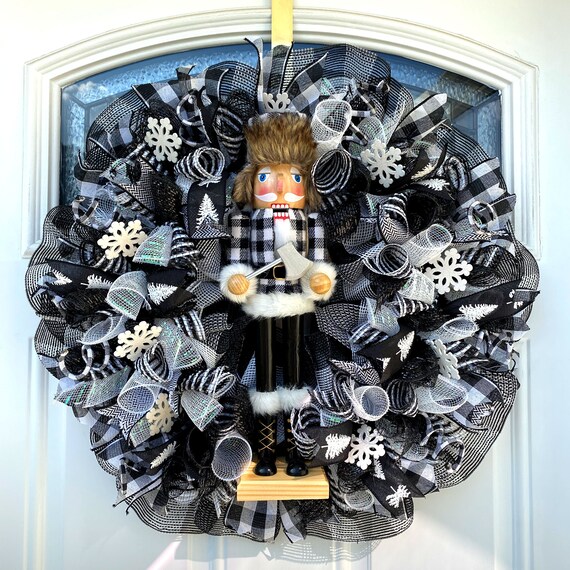 Christmas Wreath Nutcracker Wreath Christmas Wreaths - Etsy