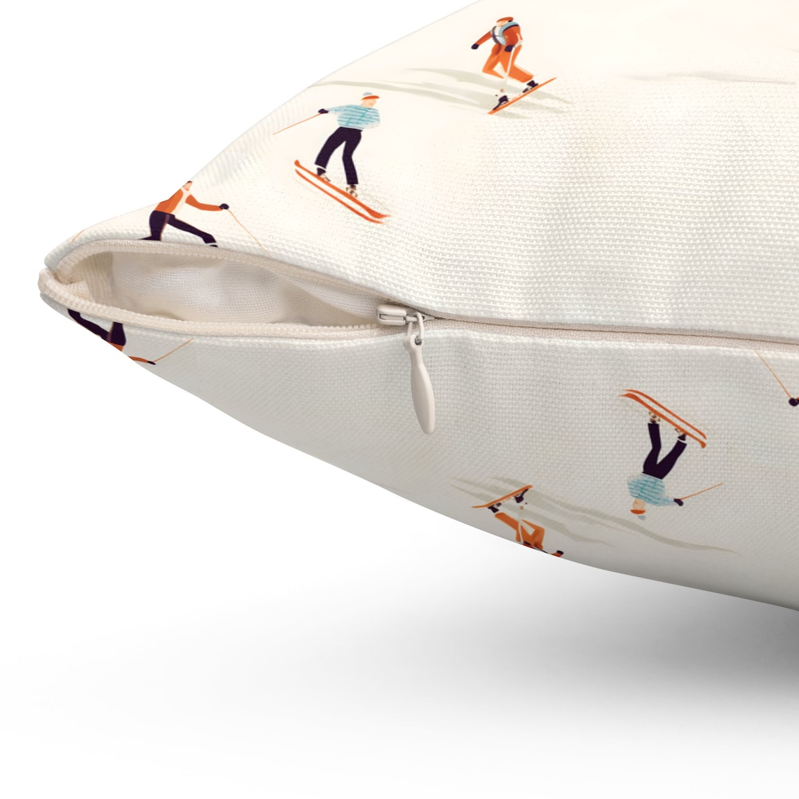 Vintage Ski Pillow | Ski Home Decor | Original Design | Quality Spun ...