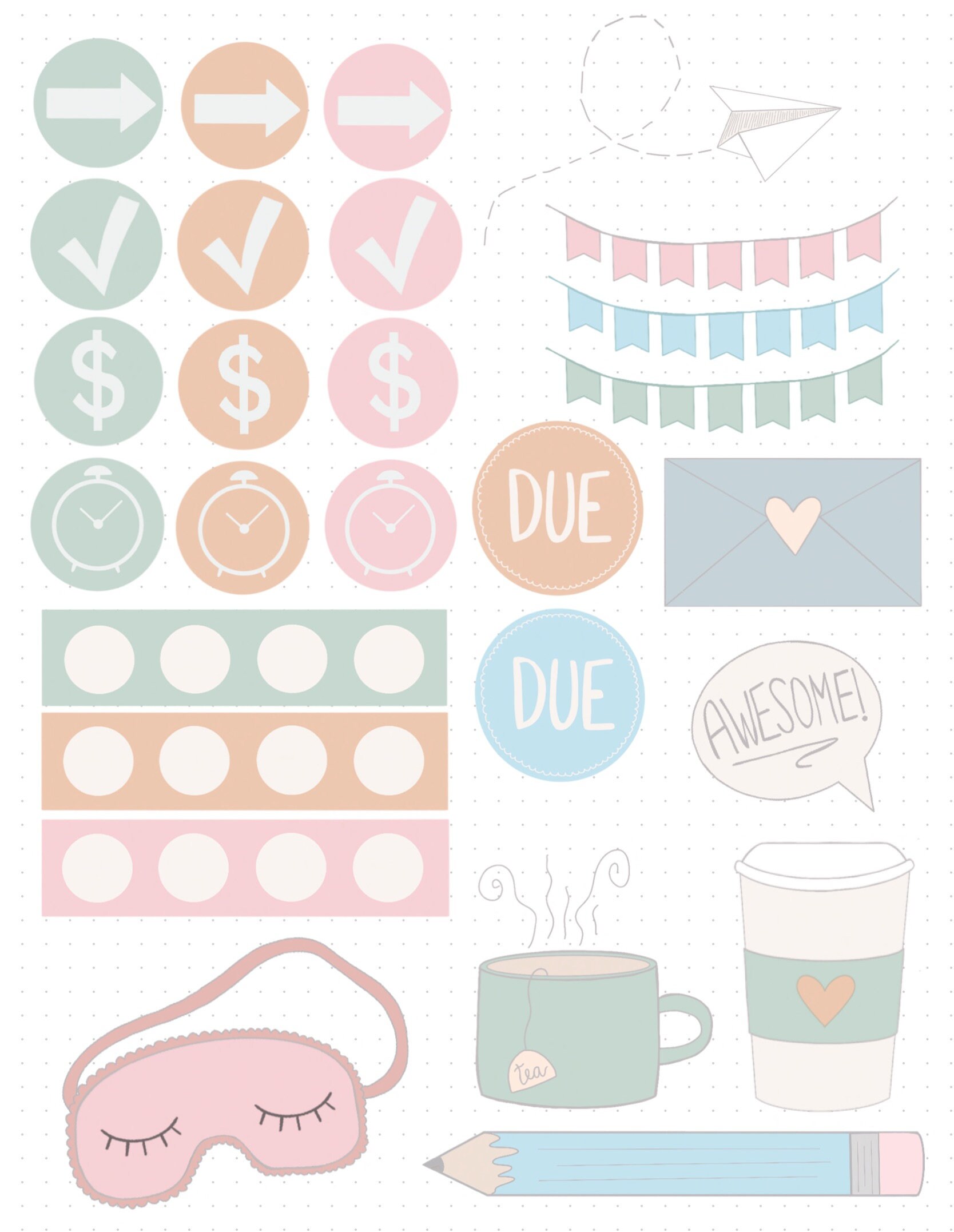 Girl on the Go Digital Planner Stickers Goodnotes Stickers - Etsy