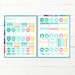 120 Fitness Digital Stickers Goodnotes Stickers Digital Planner ...