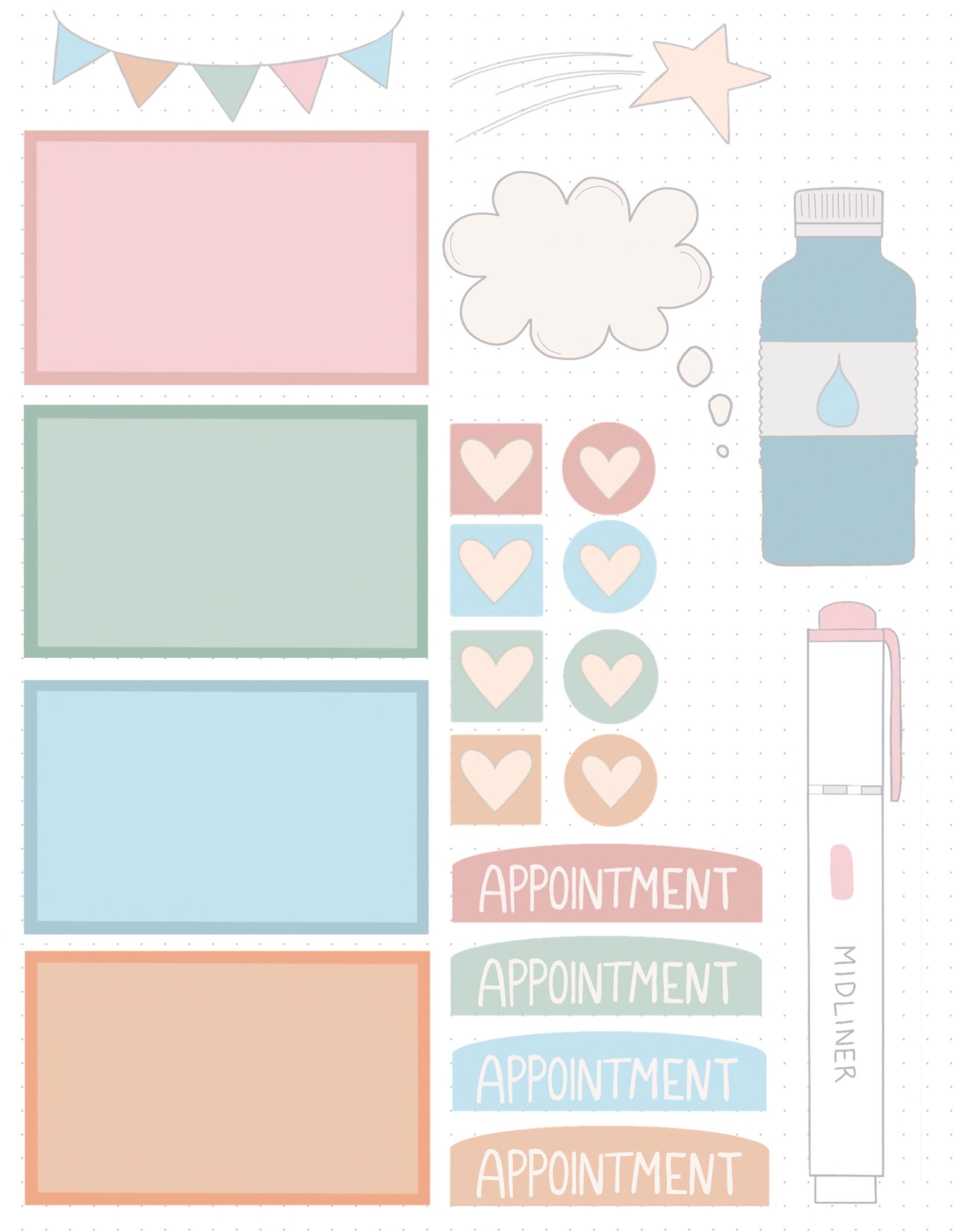 Girl on the Go Digital Planner Stickers Goodnotes Stickers - Etsy