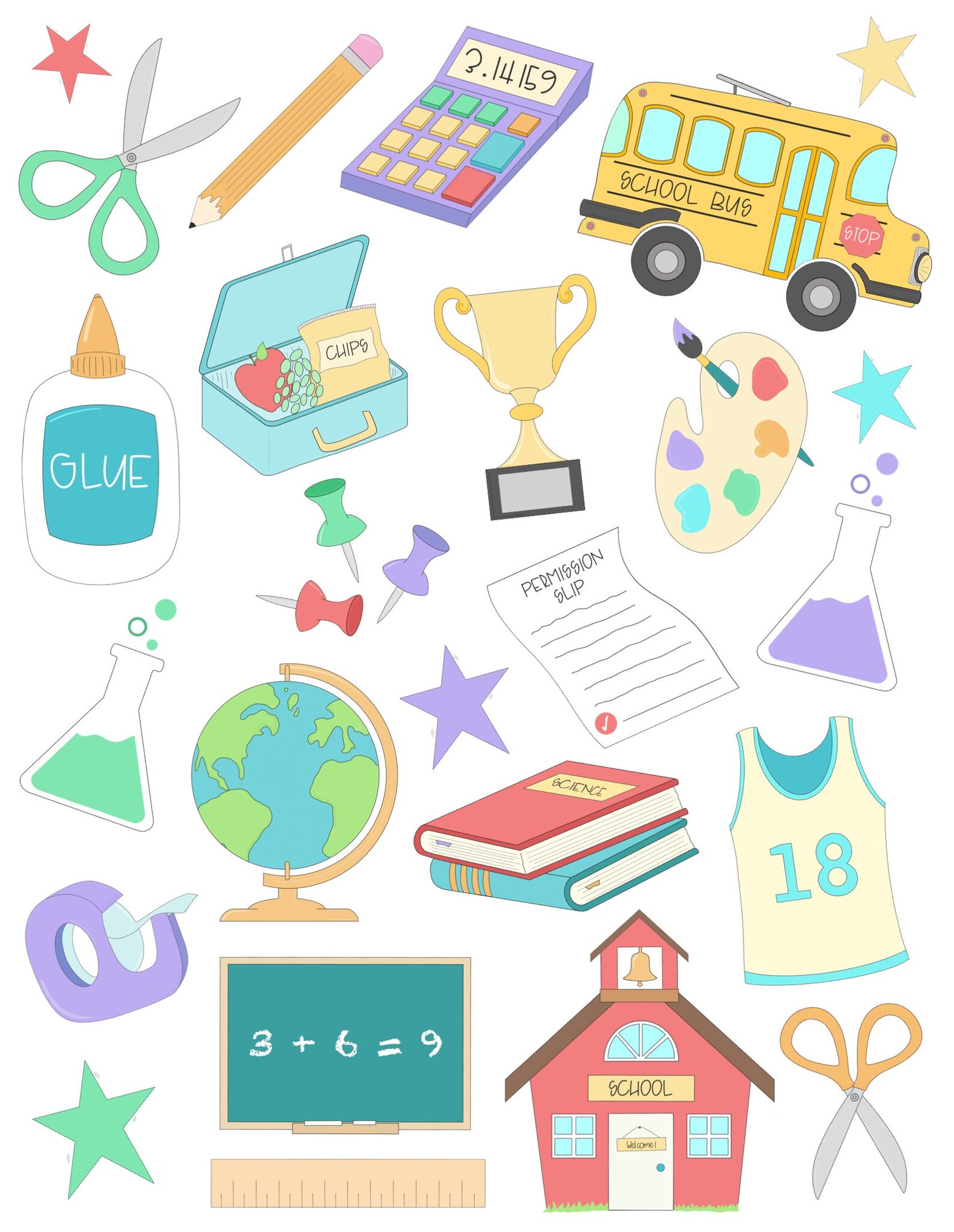 100+ Teacher Digital Stickers - Version 2 | Back to School Stickers ...