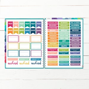 Homeschool Digital Stickers for Parents and Teachers | Teacher Stickers ...