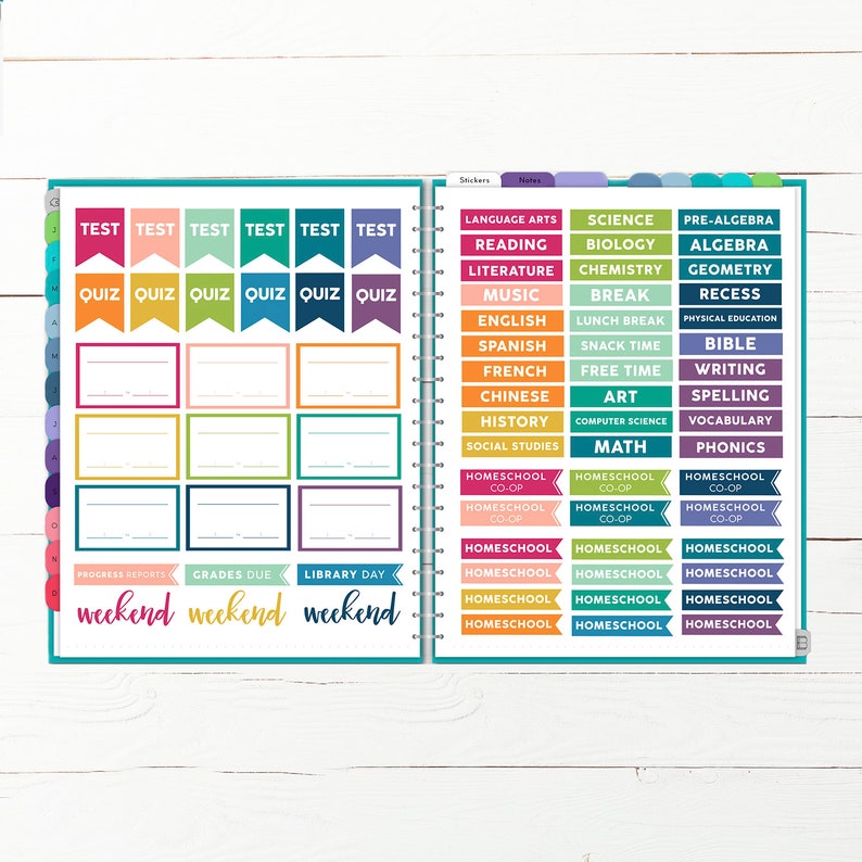 Homeschool Digital Stickers for Parents and Teachers Teacher - Etsy