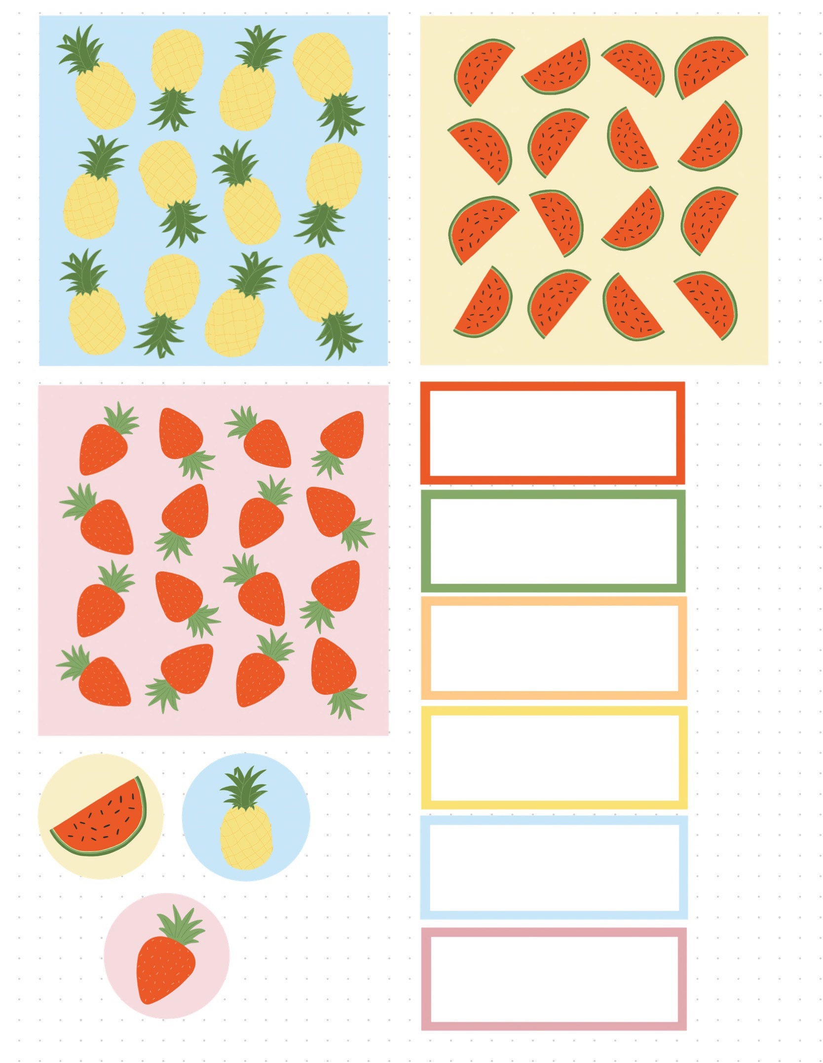 Endless Summer Digital Planner Stickers Goodnotes Stickers - Etsy