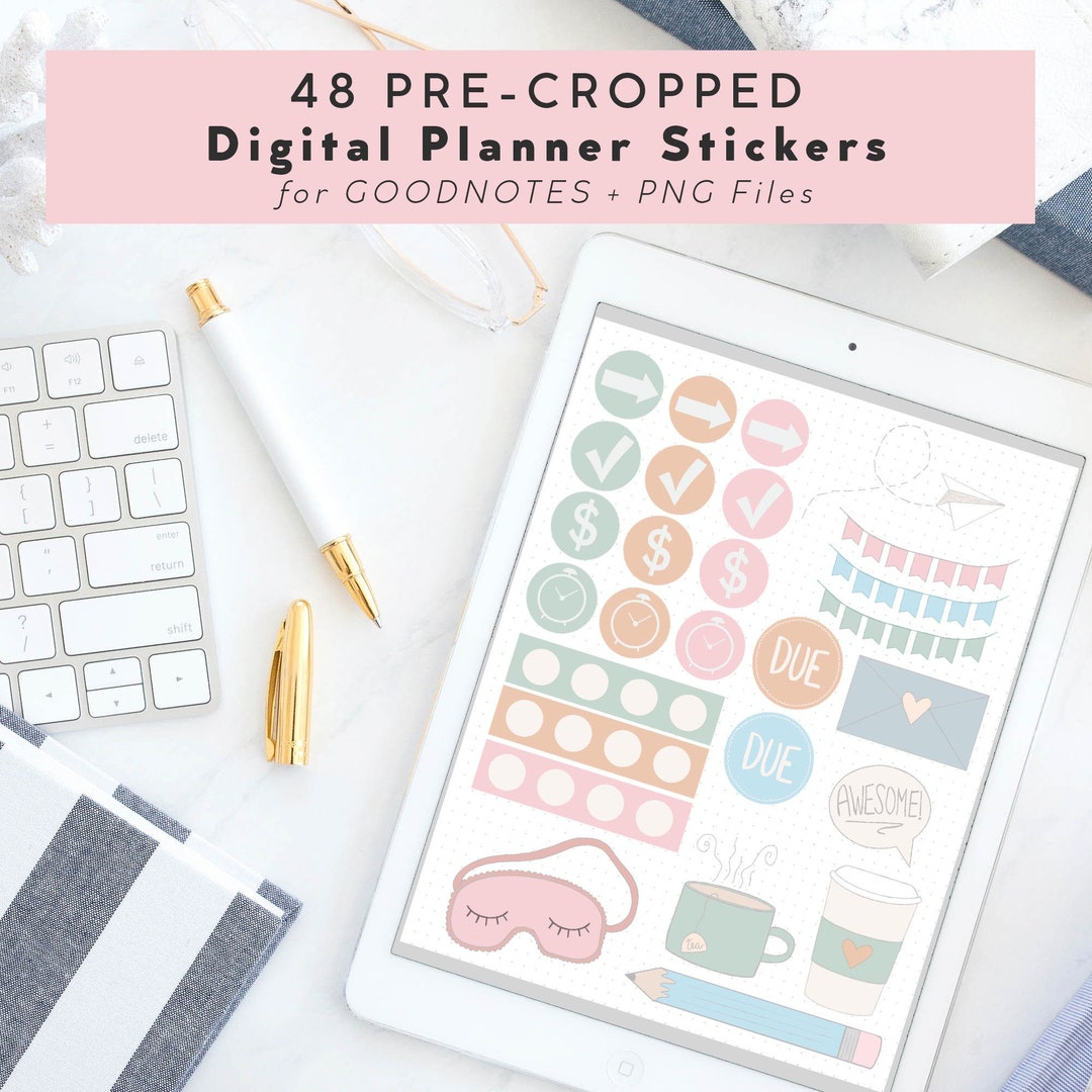 Girl on the Go Digital Planner Stickers | Goodnotes Stickers | Digital ...