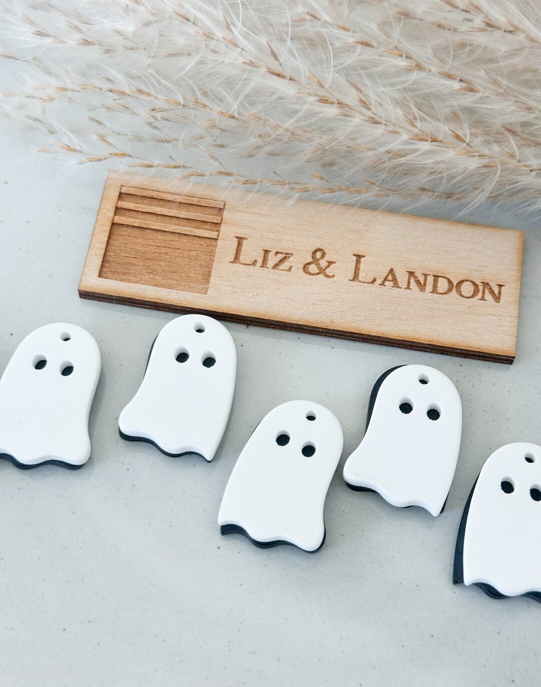 Poly Acrylic Shadow Ghost Blanks for Earrings 1-hole 1pair/4pieces - Etsy
