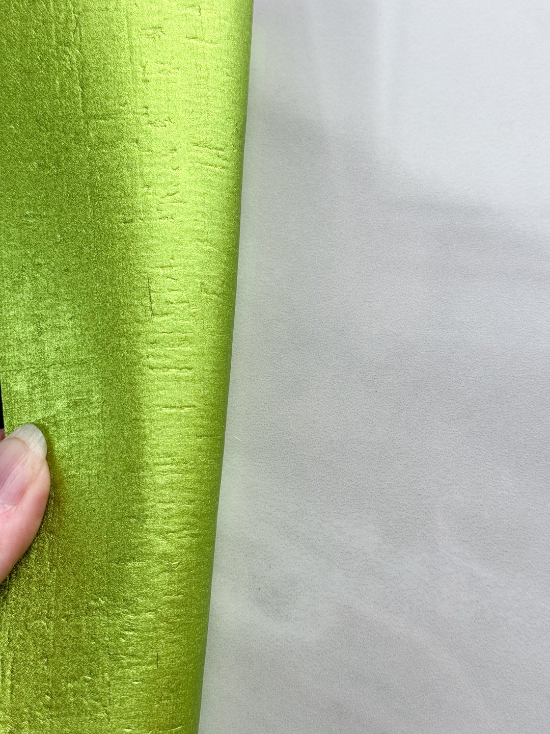 Glitter Textured Lime Green 8x10 Leather Backed Cork Sheets - Etsy