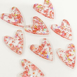 You Make Me Blush Stacked Acrylic Sweetheart Bundle Findings Connectors ...