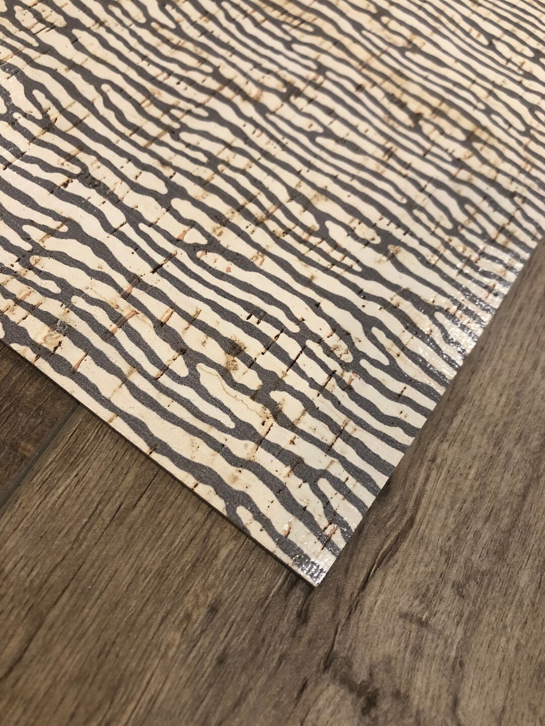 White Ash 8x10 Cowhide Backed Cork Sheets - Etsy