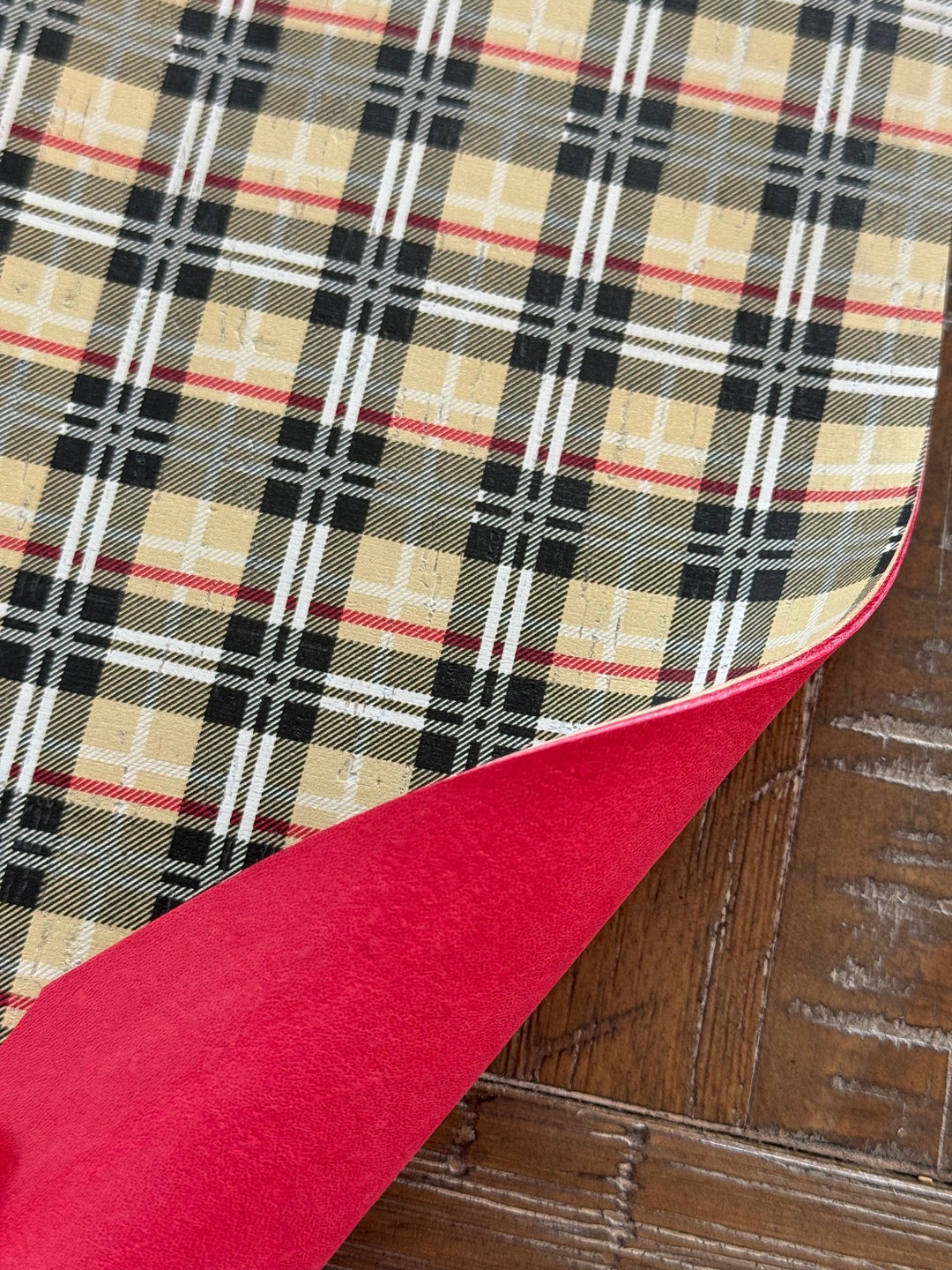 Famous Plaid 8x10 Leather Backed Cork Sheets - Etsy