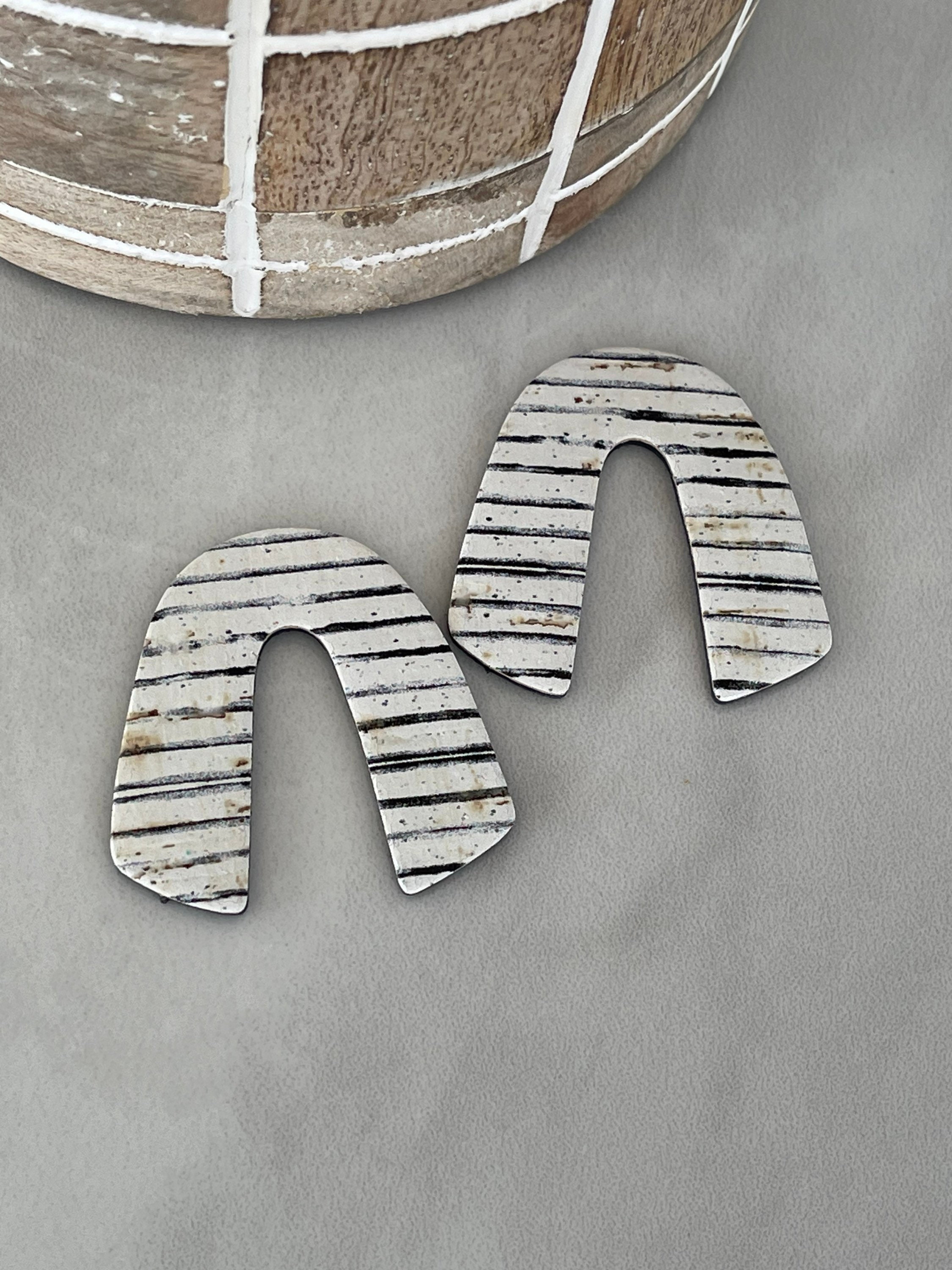 Pre-cut Vintage Pinstripe Cork Ava Bundle 5pair - Etsy