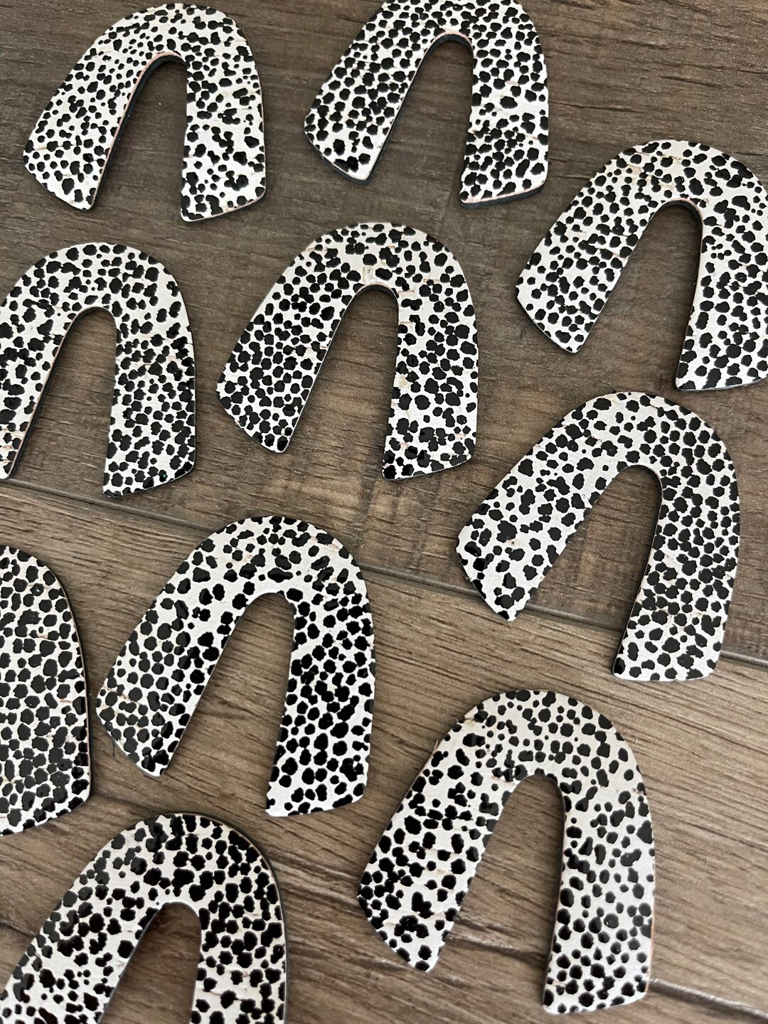 Pre-cut Luxe Micro Dalmatian Cork Ava Bundle (5pair) - Etsy