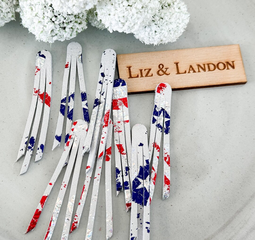 Pre-cut Metallic Americana Fringe Earring Bundle (4pair) - Etsy