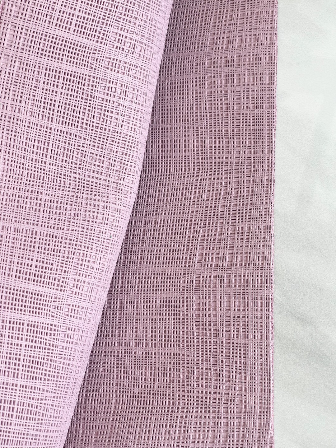 6x12 Lavender Micro Linen Embossed Genuine Suede Sheets - Etsy