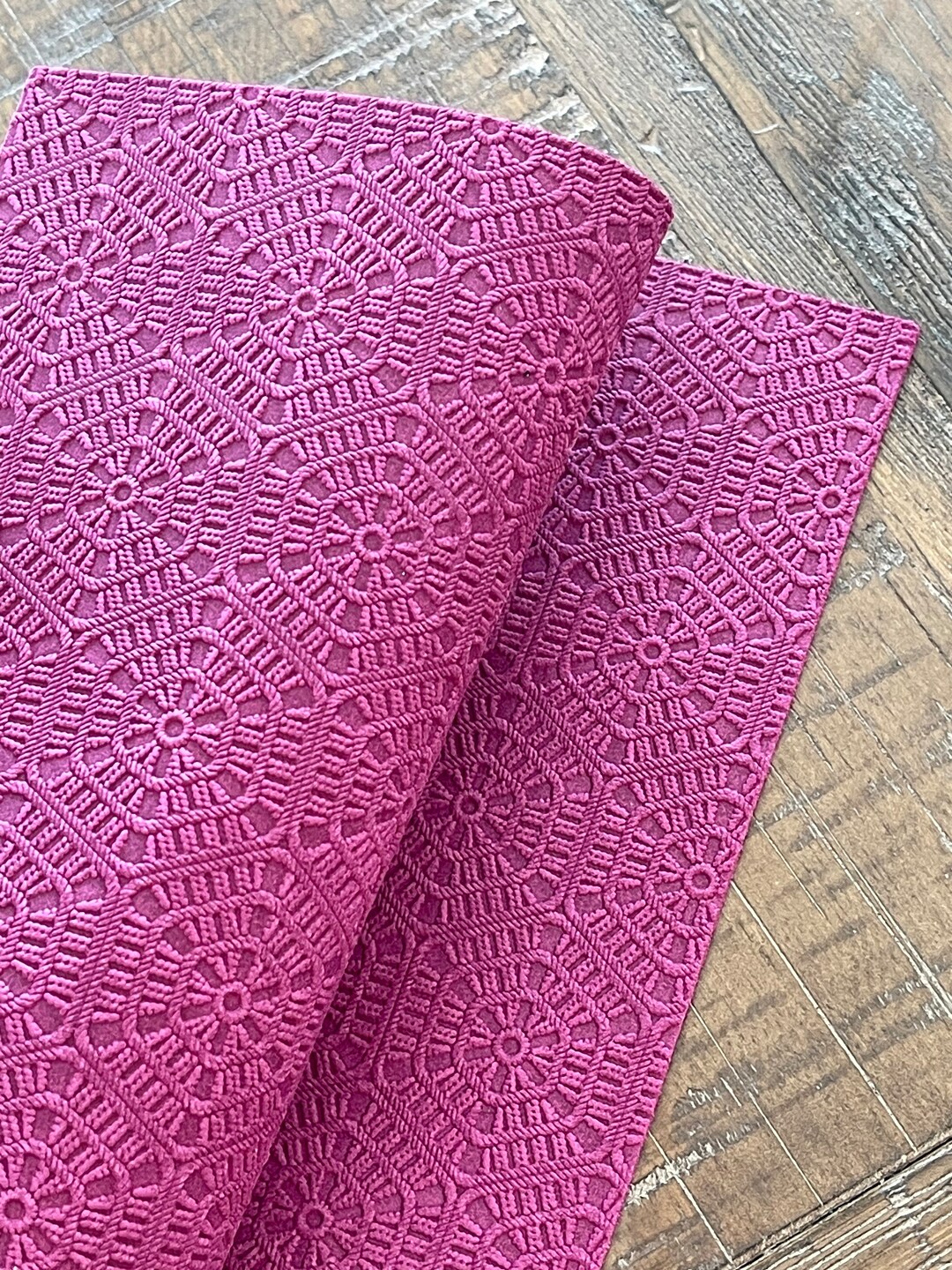8x10 Magenta Kaleidoscopic Embossed Genuine Suede Sheets - Etsy