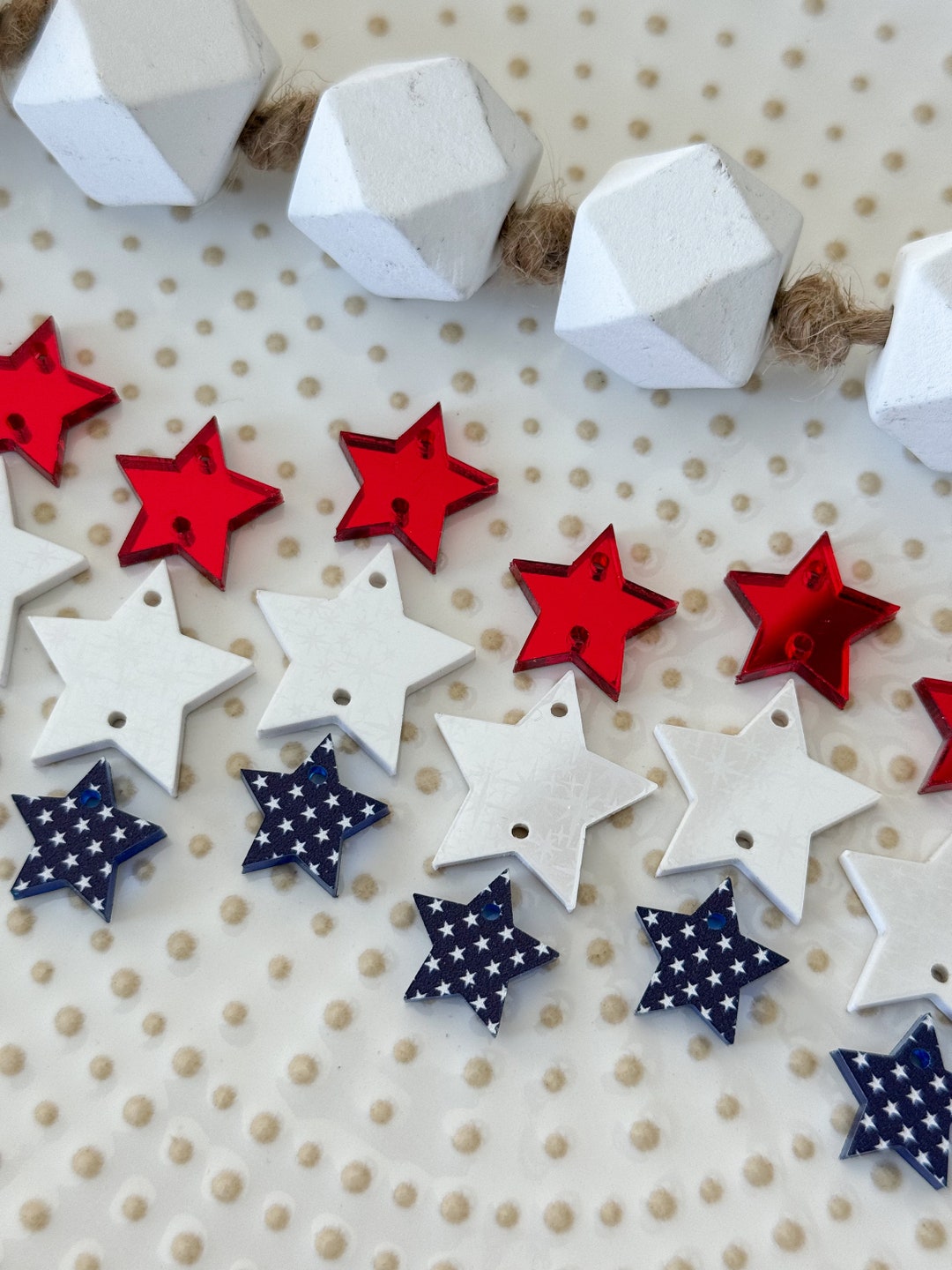 Limited Spangled Acrylic Stacked Star Findings Blanks for Earrings ...