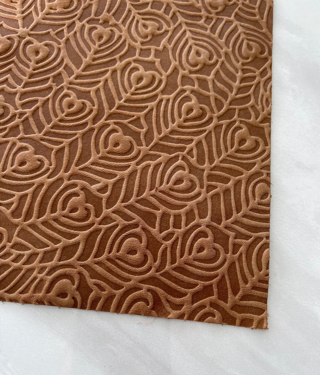 Fawn Plumage Embossed Genuine Suede Sheets - Etsy