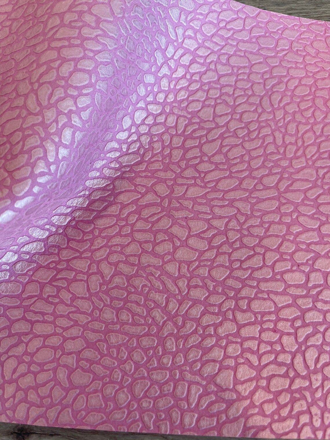 Tickle Me Pink Leopard 8x10 Genuine Leather Sheets - Etsy