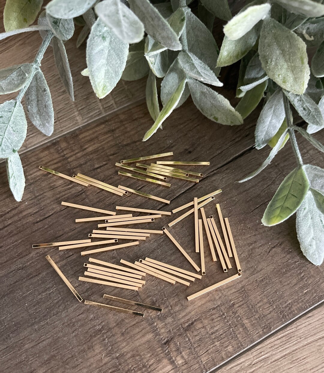 14K Gold Plated .8” Post Sticks Findings Blanks Supplies (3pair) Item ...