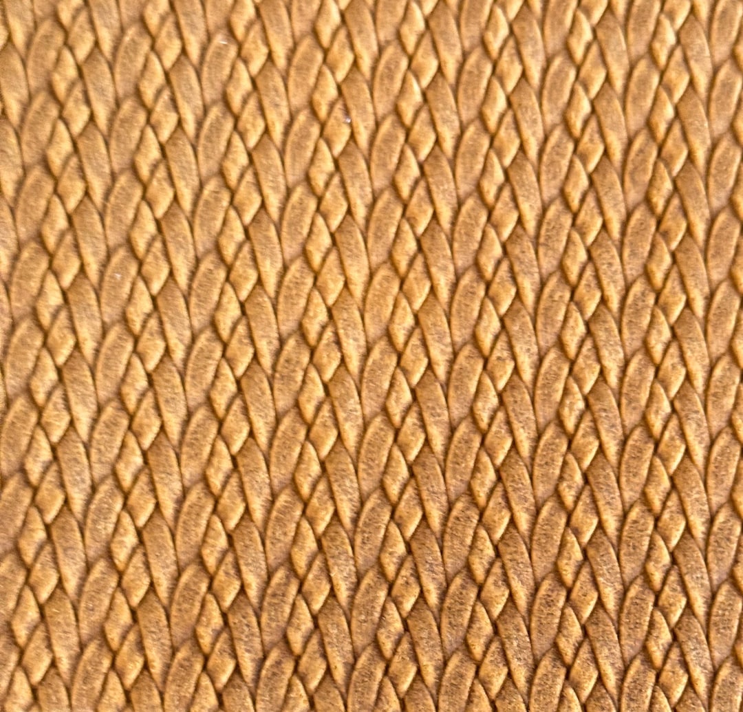 Wild Camel Knotted Braid 8x10 Genuine Suede Leather - Etsy