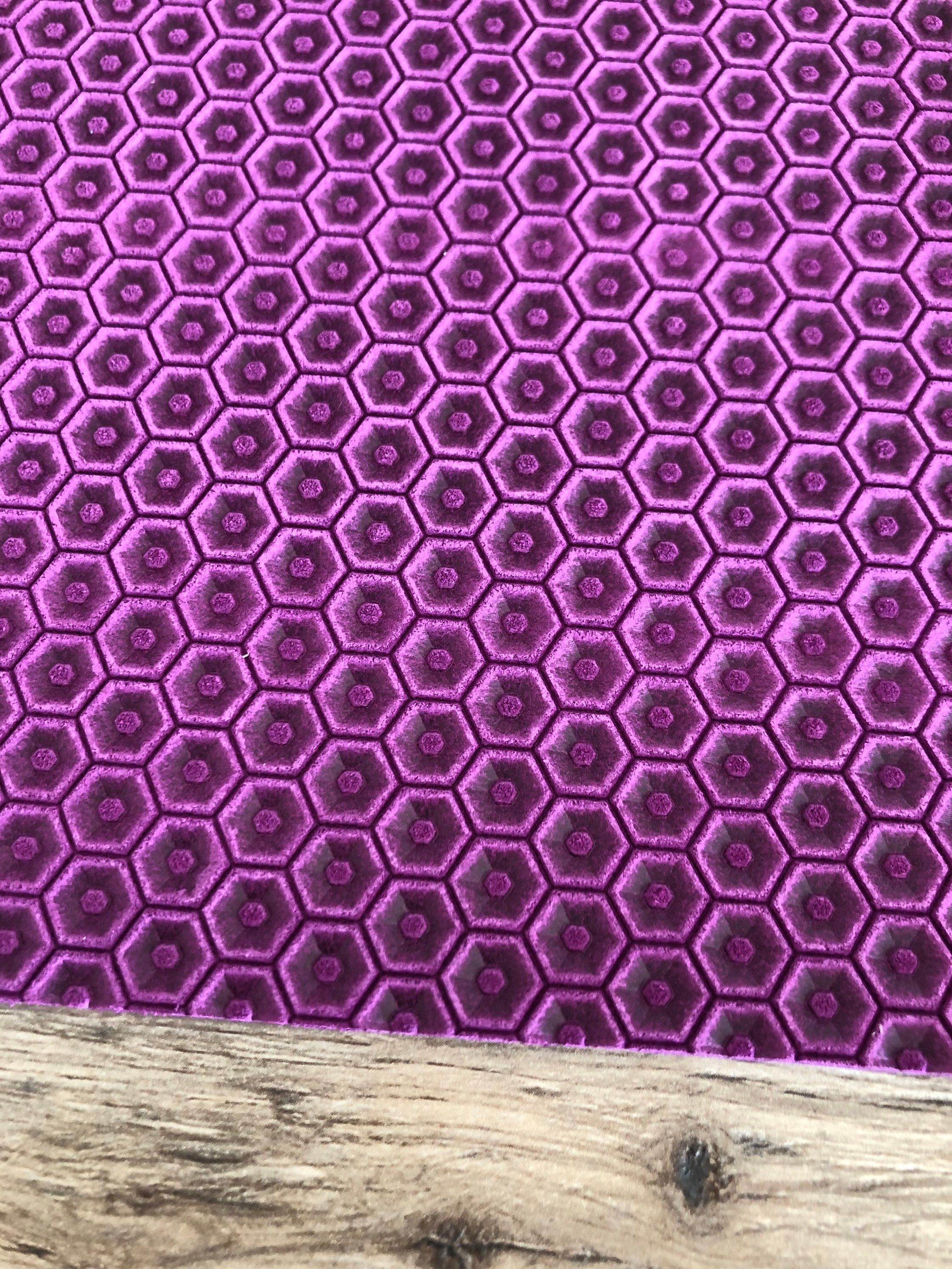 Dark Violet Honeycomb 8x10 Genuine Leather Sheets - Etsy