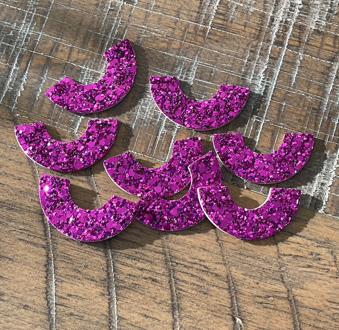 Pre-cut Magenta Glitter Addison Bundle 4pair - Etsy