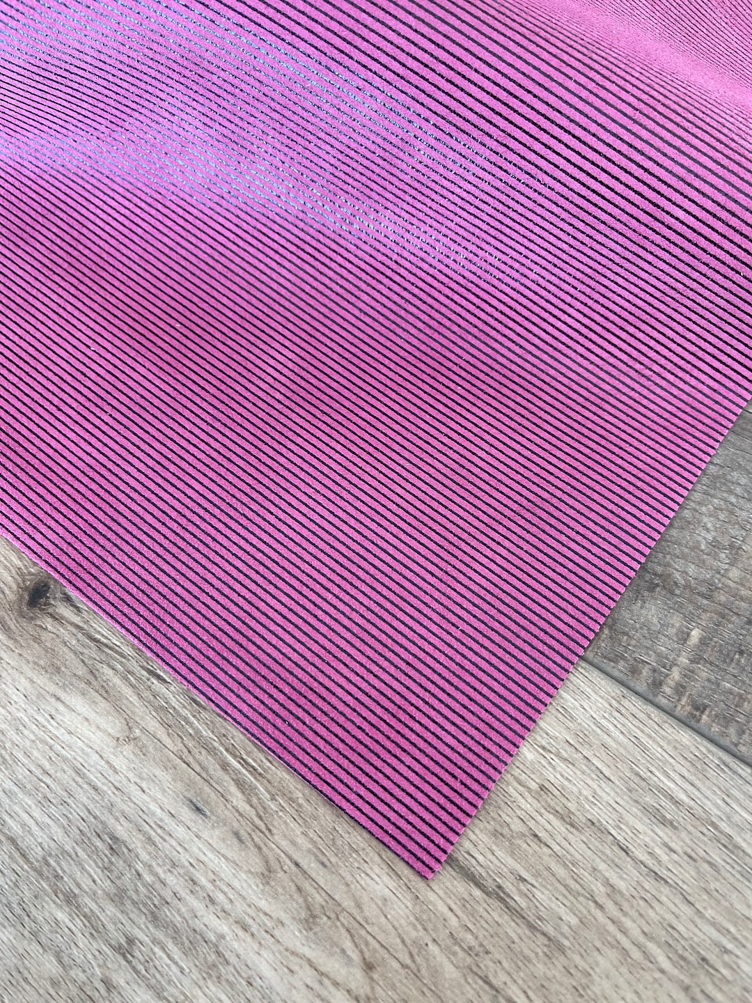 Magenta Metallic Black Striped 8x10 Genuine Suede Sheets - Etsy