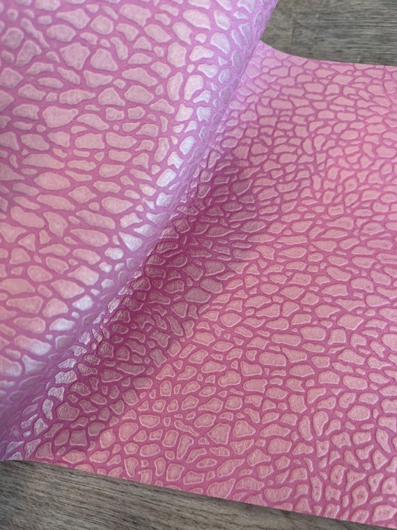 Tickle Me Pink Leopard 8x10 Genuine Leather Sheets - Etsy