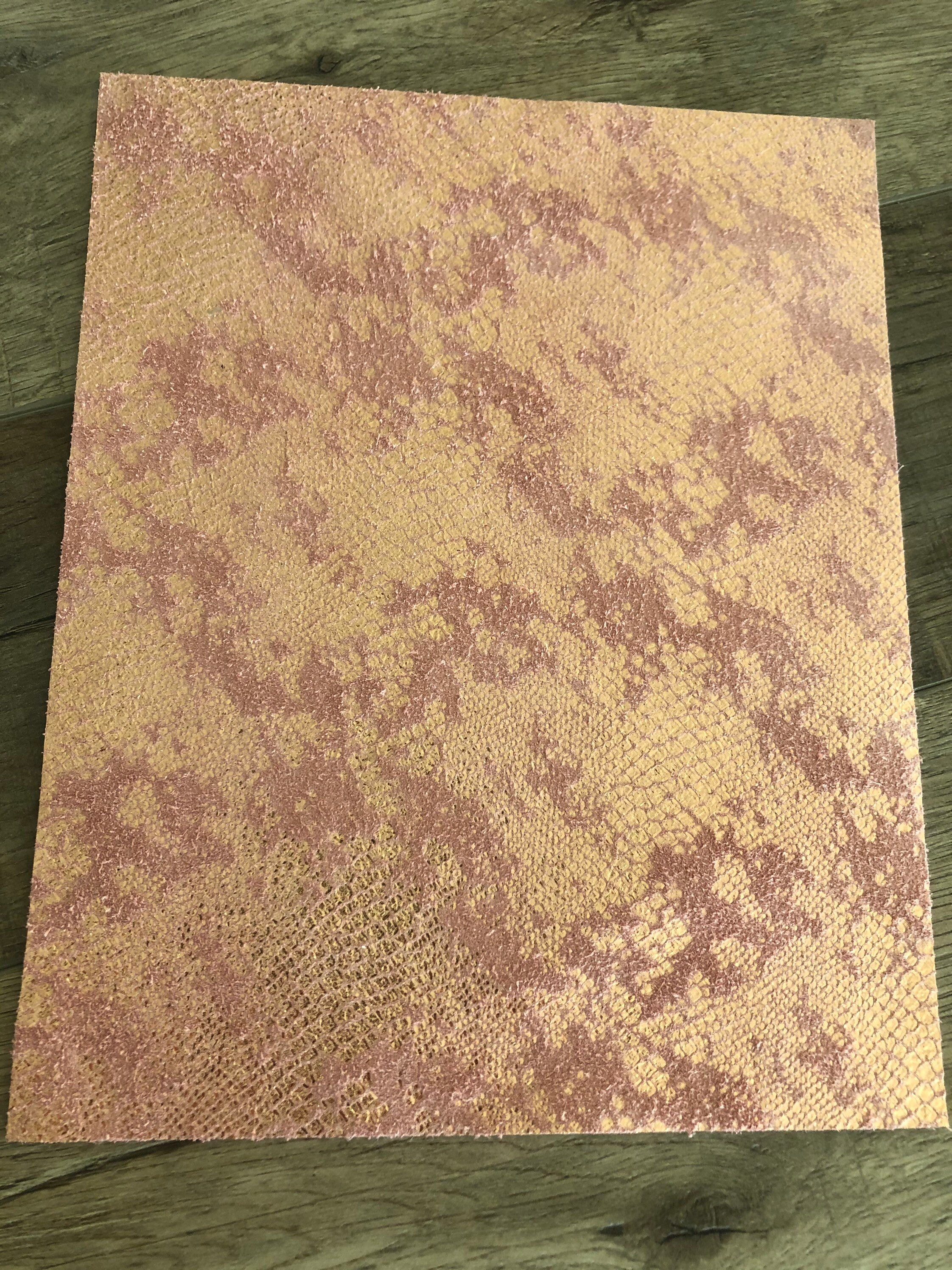 Sweetheart Python 8x10 Genuine Leather Sheets for Earrings - Etsy