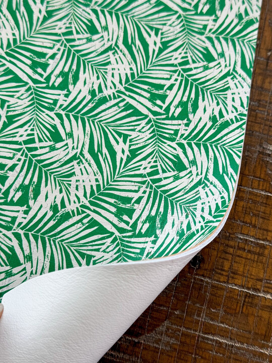Green West Coast Palms 8x10 Leather Backed Cork Sheets - Etsy