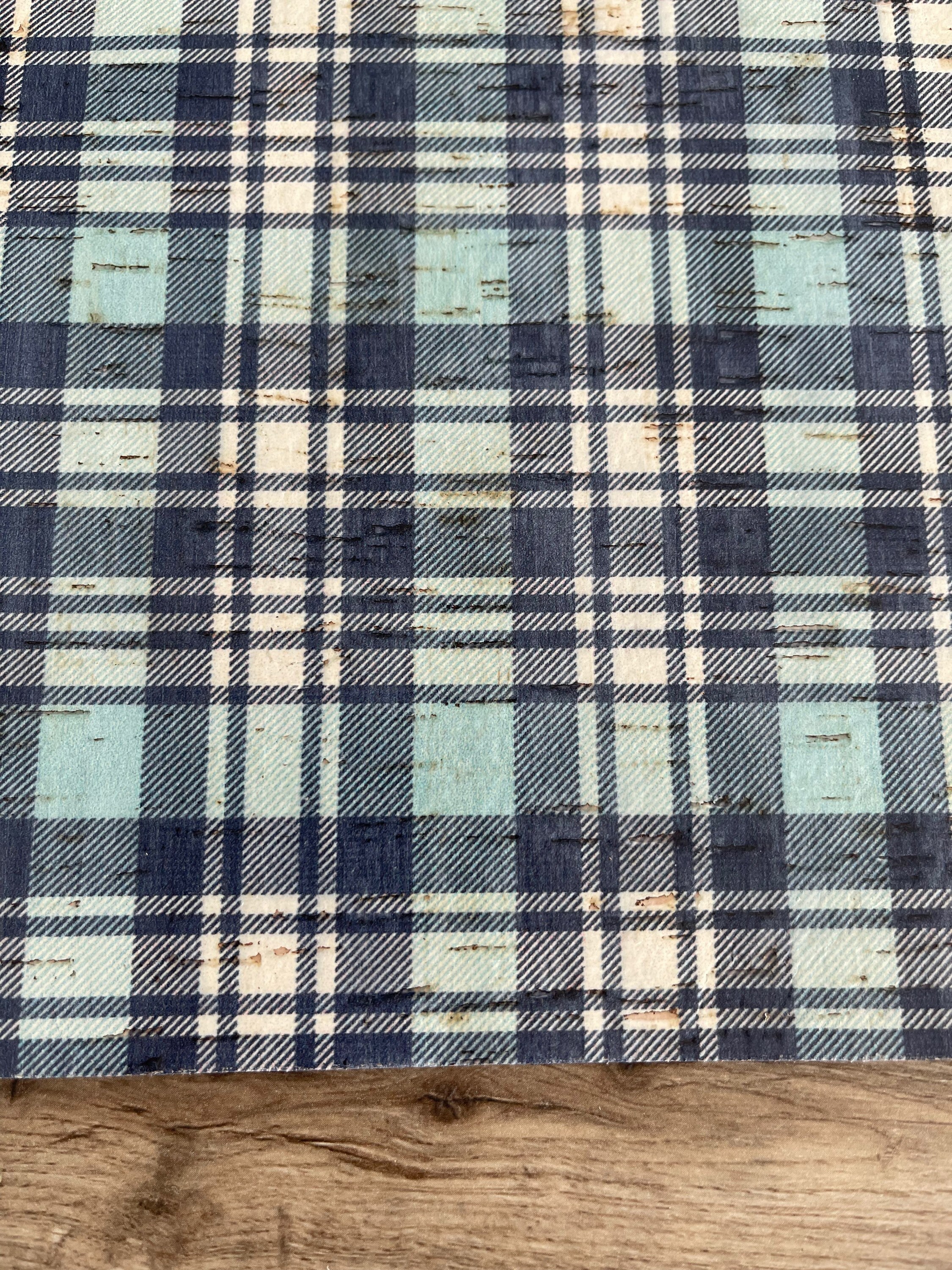 Duncan Tartan Plaid 8x10 on Genuine Cowhide Backed Cork Sheets - Etsy