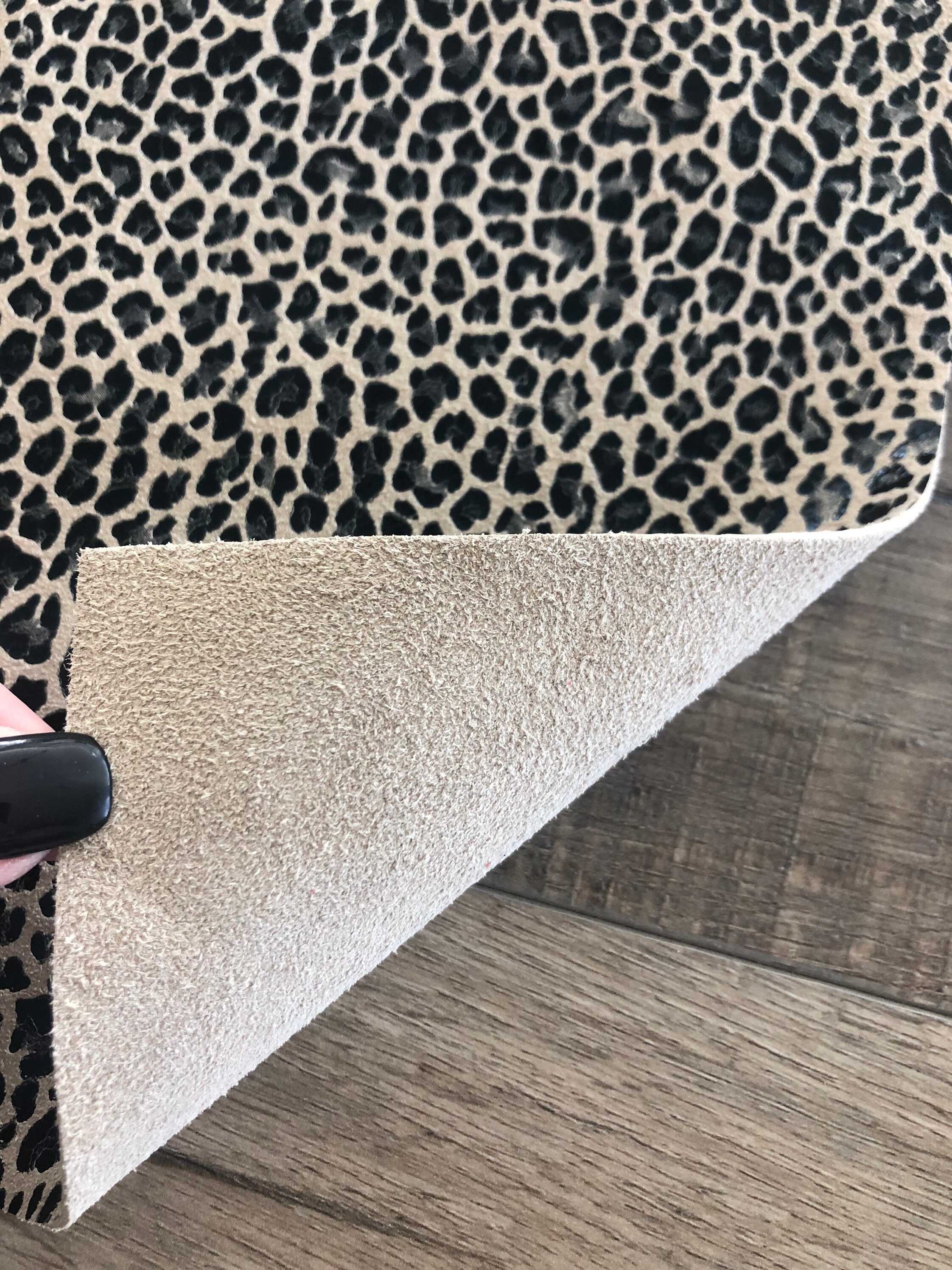 Capri Leopard 8x10 Genuine Leather Suede Sheets for - Etsy